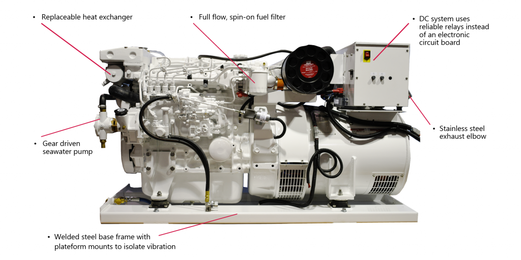 M944T3FG: 38/36 kW – Northern Lights Marine Generators And Technicold ...
